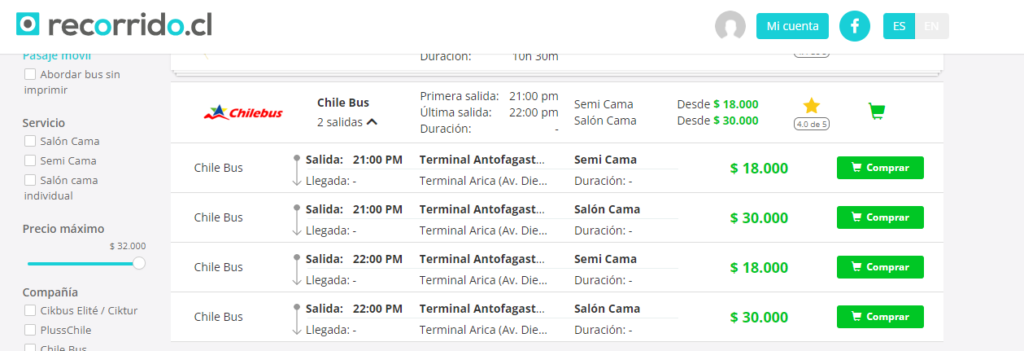 Chile Bus: Horarios, pasajes, teléfono y reservas 【2024】